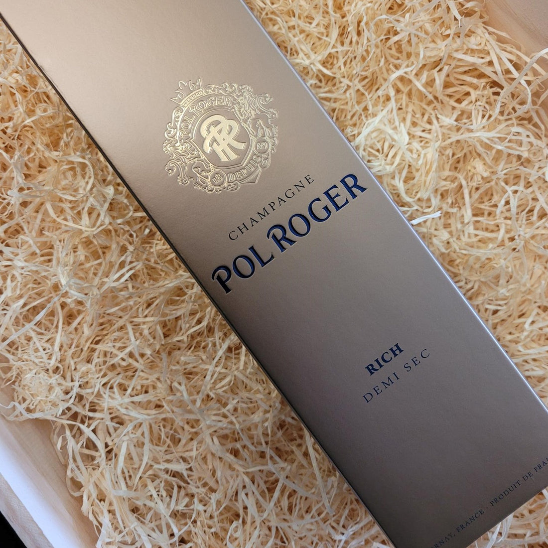 Pol Roger Rich Demi Sec, Champagne, France NV (12.5% Vol)(Gift Box ...